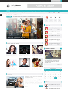 Daily News - Free Magazine WordPress Theme - CodexCoder